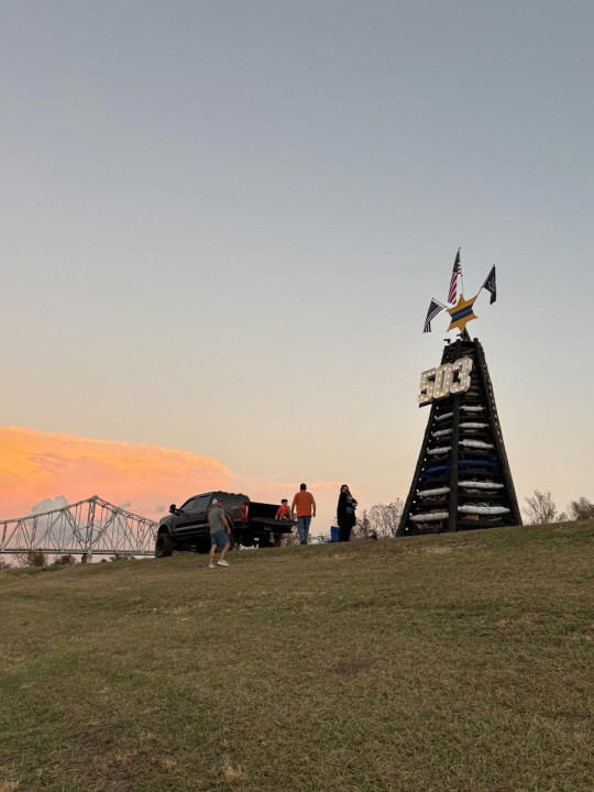Family honors fallen Iberville Parish deputy Charles Riley with bonfire ...
