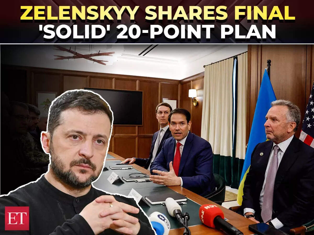 End of Russia-Ukraine war? Zelenskyy details 20-point plan as US, EU ...