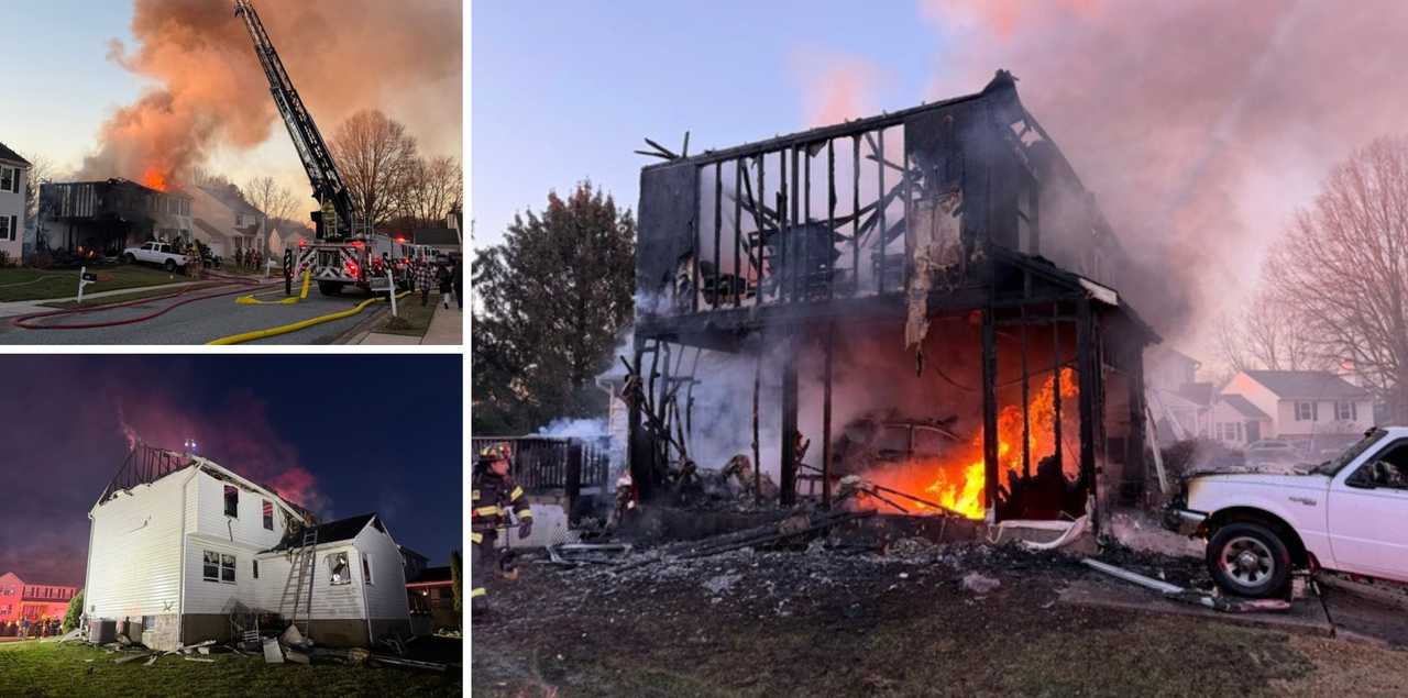 Hero neighbors charge into burning Maryland home to save trapped ...