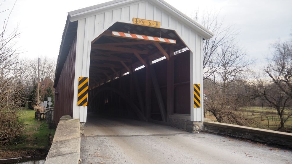 Historic Lancaster County covered bridge reopened after May box truck crash