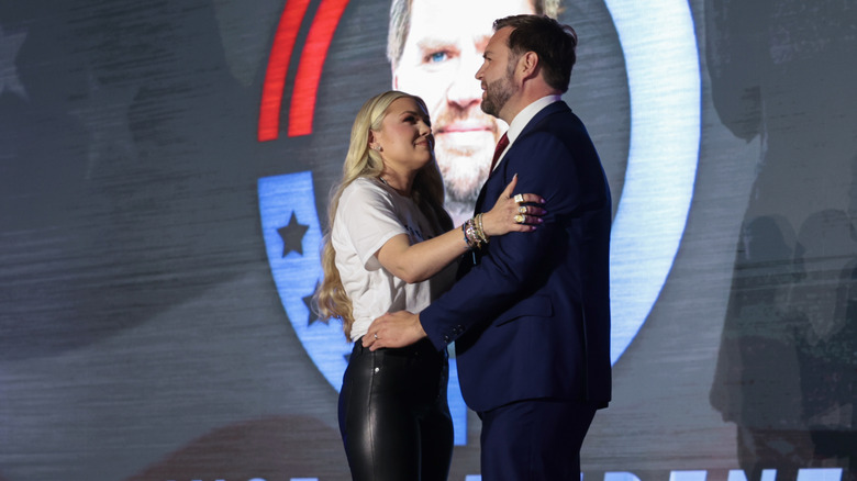 JD Vance & Erika Kirk's painfully awkward behavior at AmFest 2025 says ...