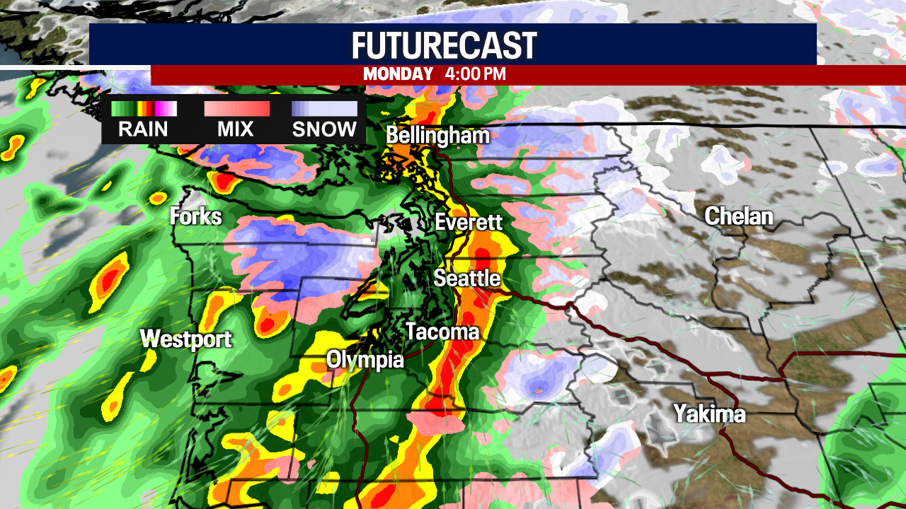 Gusty weather possible in Seattle for Christmas Eve