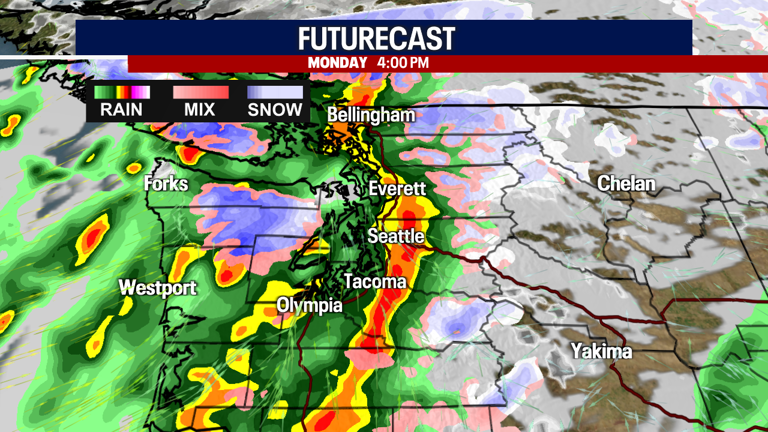Gusty weather possible in Seattle for Christmas Eve