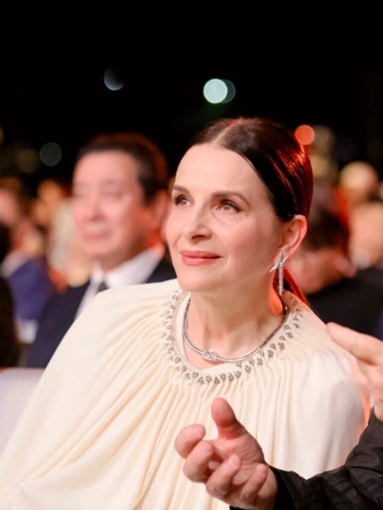 Juliette Binoche wore Schiaparelli to the 2025 Hainan Island ...