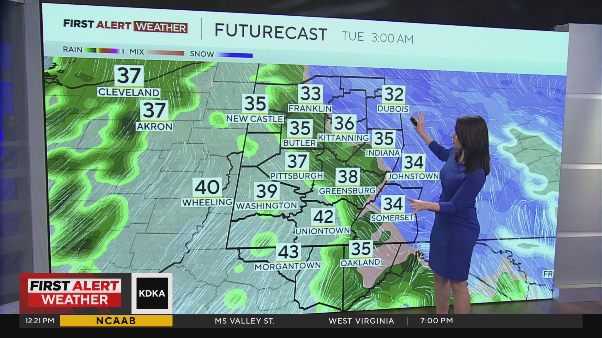 KDKA-TV afternoon forecast (12/22)