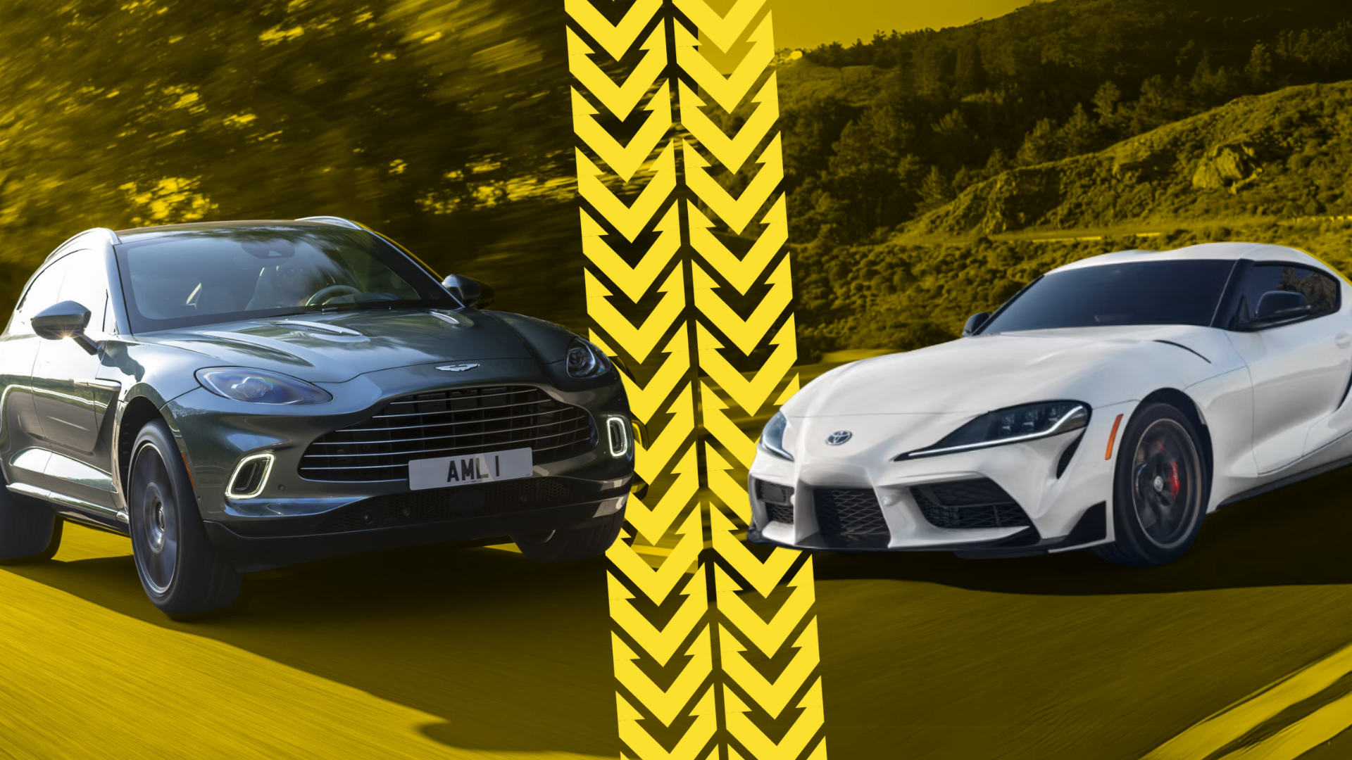 Toyota GR Supra vs Aston Martin DBX, turbo power meets British luxury