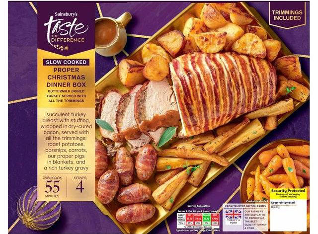 Iceland's £25 Christmas dinner box wins hearts