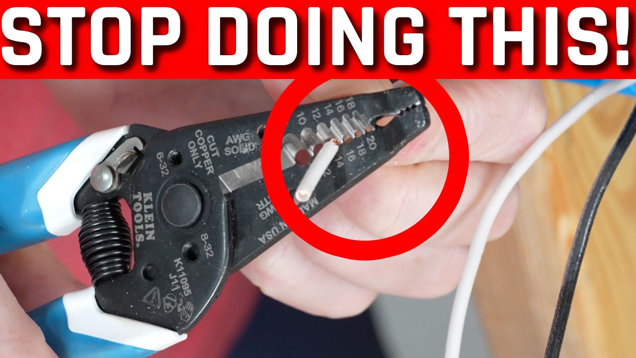 Wire stripping: Almost everyone makes this mistake