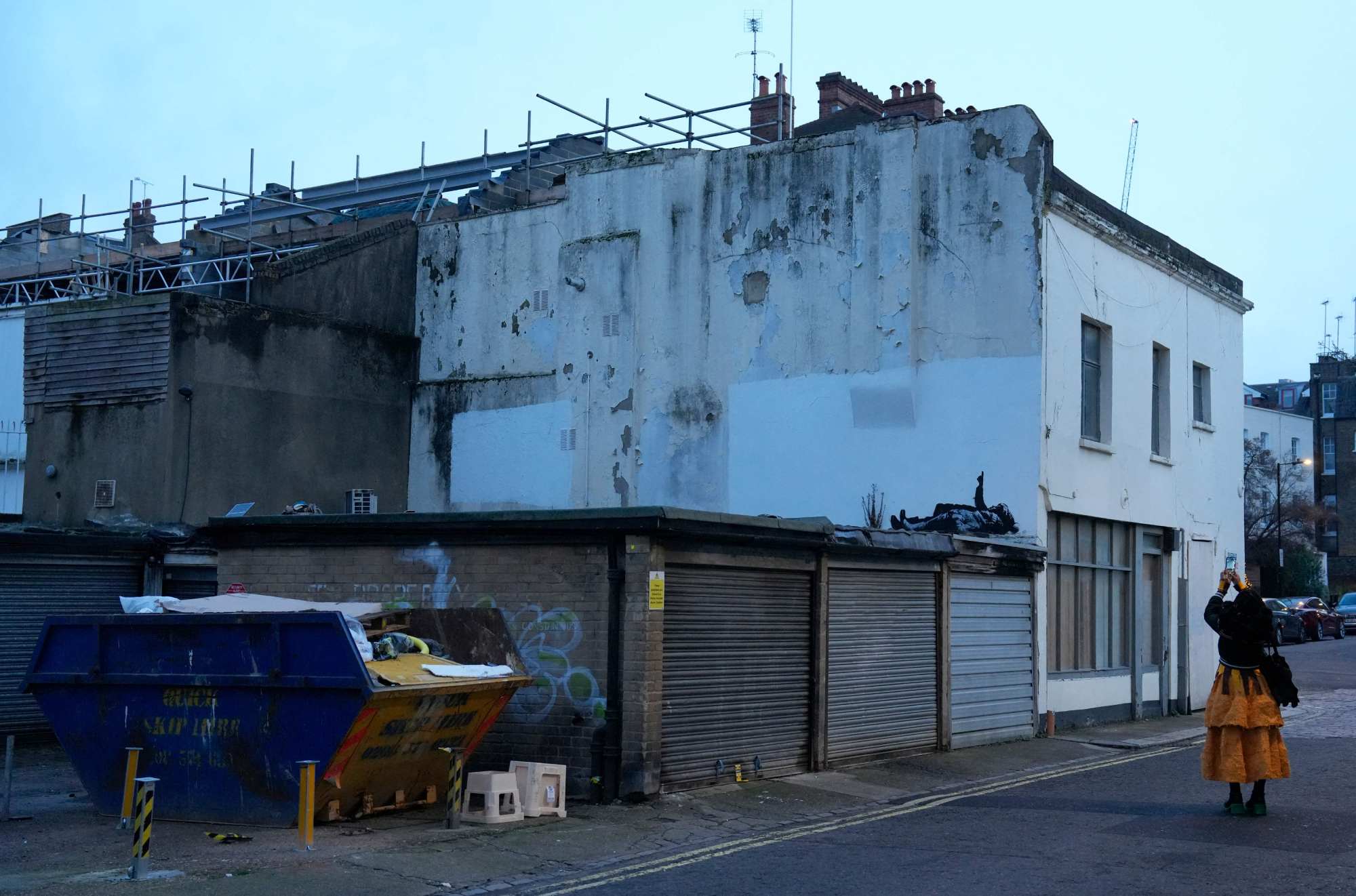 UK street artist Banksy unveils latest mural in central London