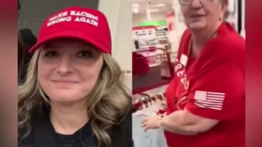 Elderly Target employee breaks her silence after viral TikTok over her 'Freedom' t-shirt