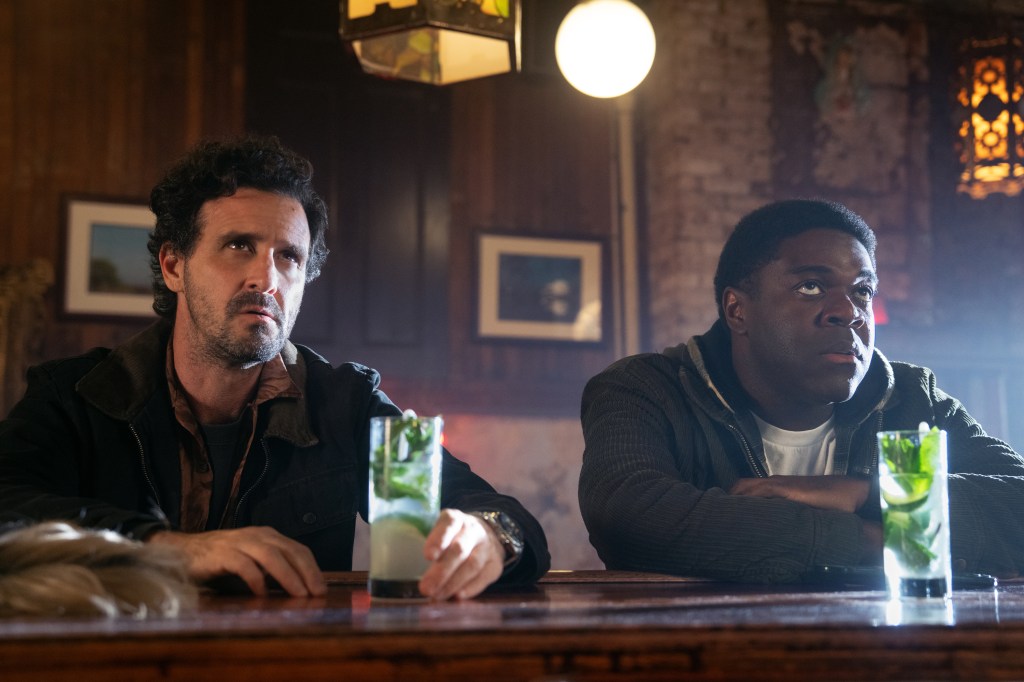 James Ransone poses with 'Poker Face' star Natasha Lyonne in final ...