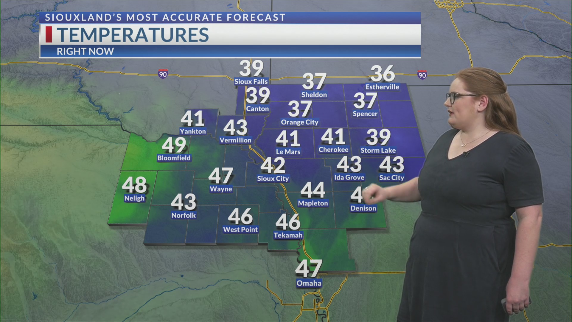 Your midday forecast with Maggie Warren 12/22/25