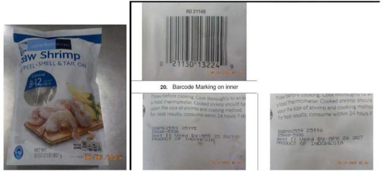 Frozen shrimp recalled in 17 states over potential radioactive ...