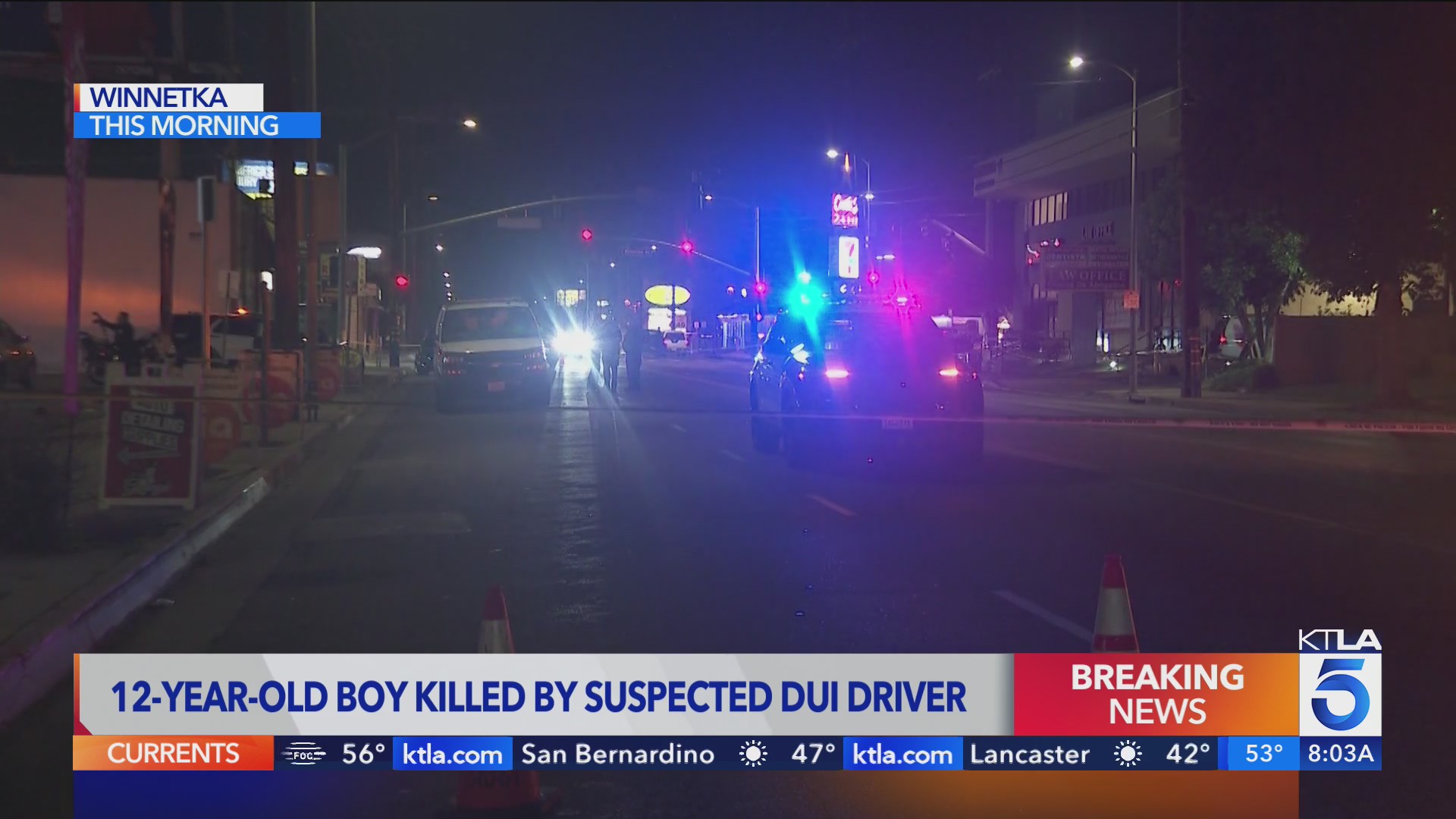 DUI suspected in crash that killed boy, 12
