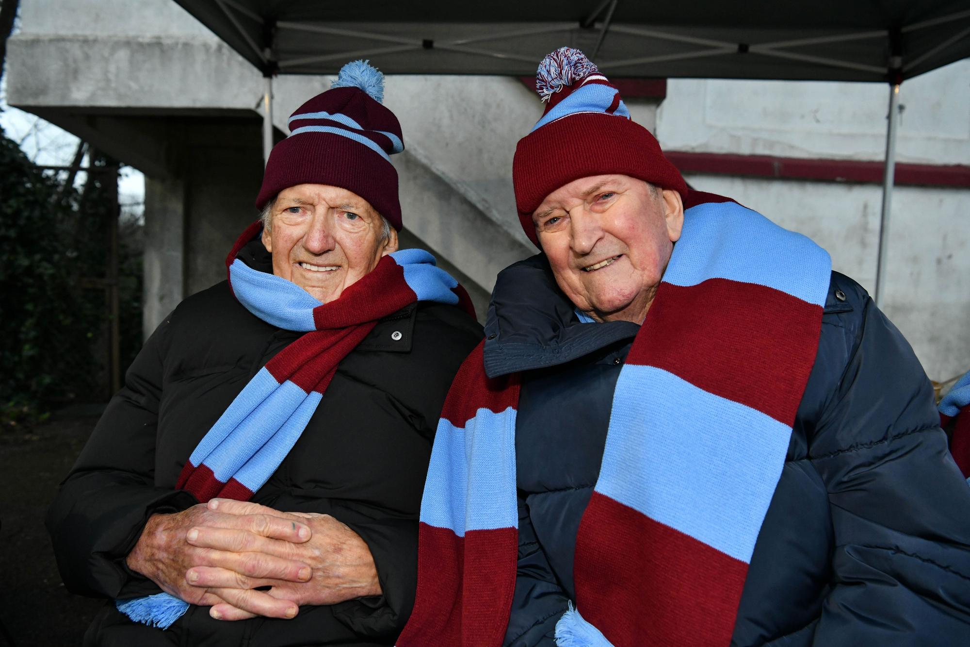 Harry, 93, debuts as mascot at beloved Hastings United