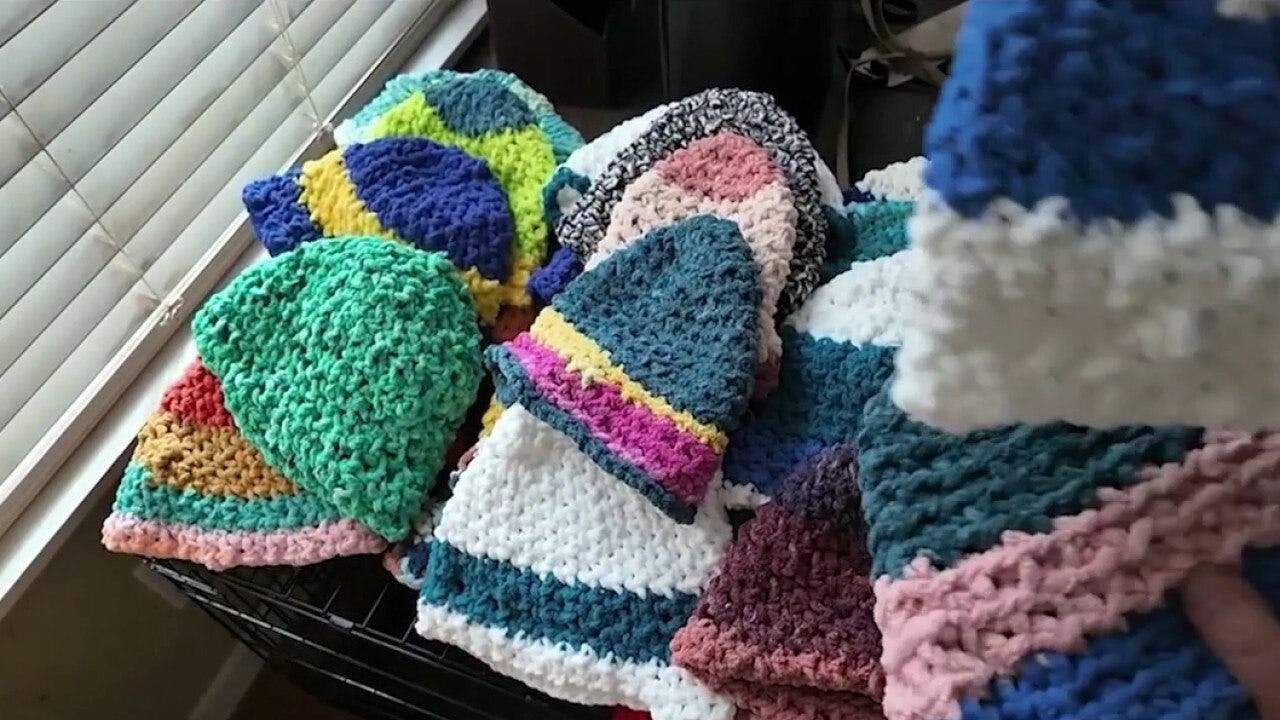 Atlanta man who makes 'silly hats' for others shares his own battle