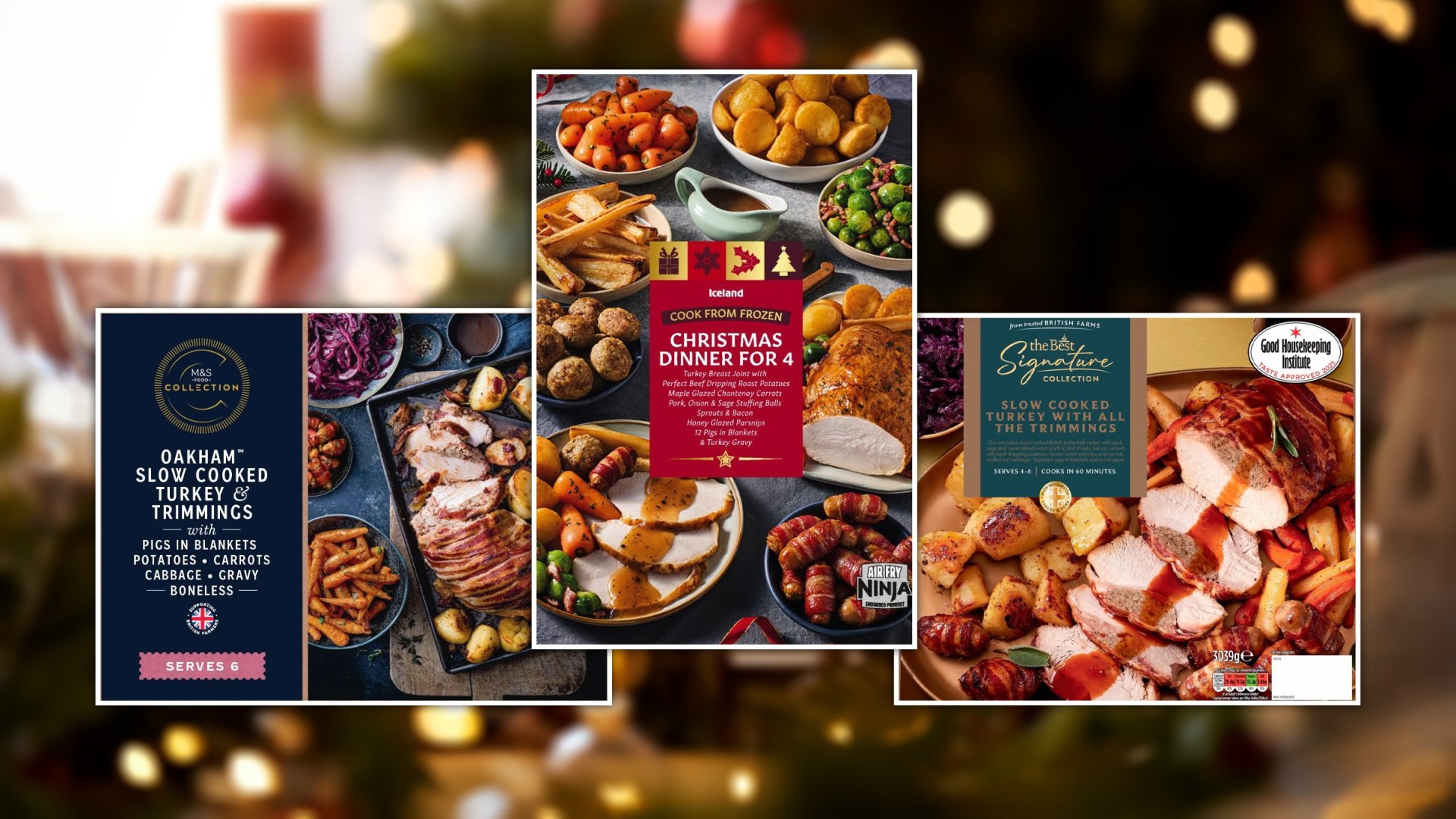 Iceland's £25 Christmas dinner box wins hearts