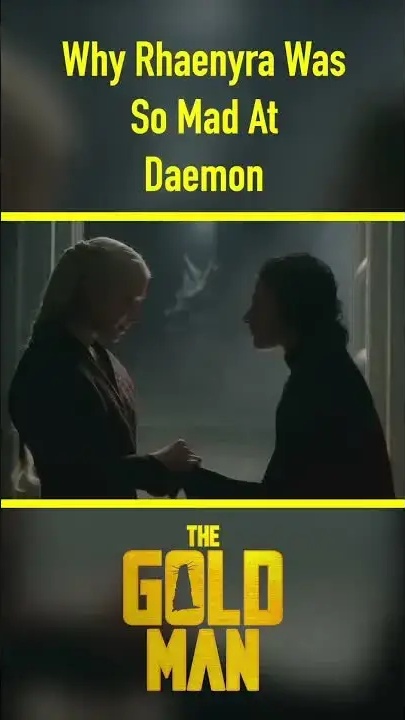 Why Rhaenyra was so mad at Daemon #shorts
