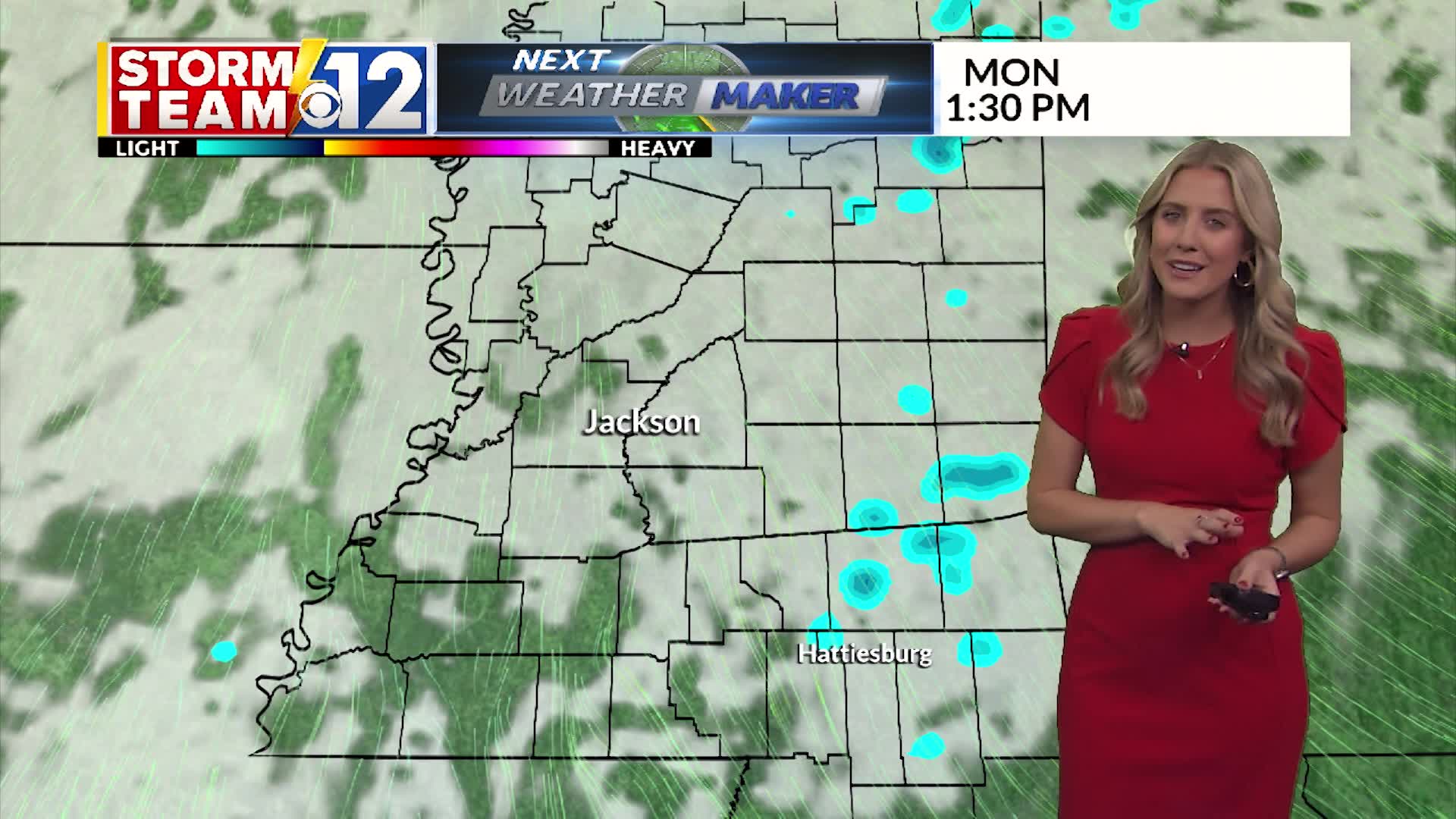 Monday midday weather update - 12/22
