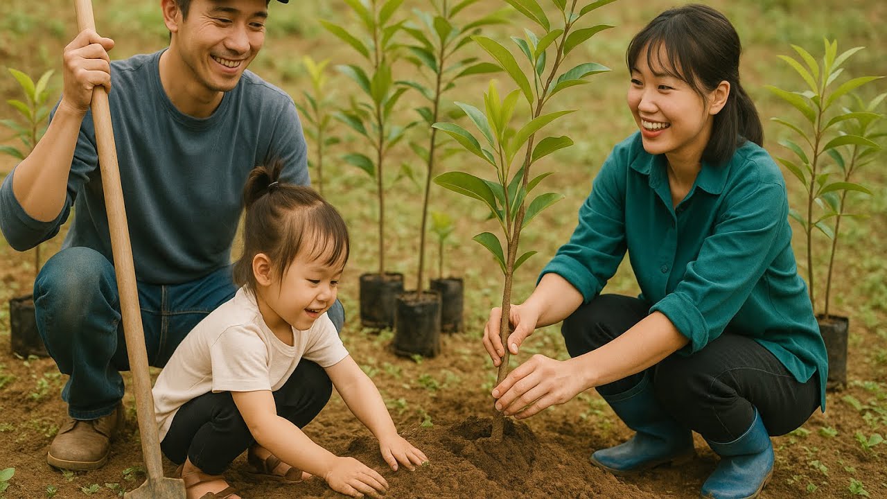Merawat hewan dan panen singkong saya
