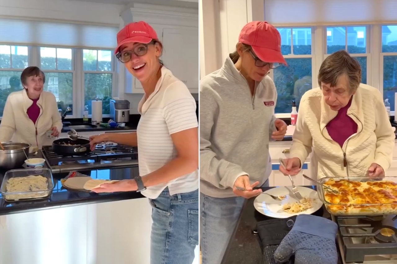 Jennifer Garner launches a YouTube channel for her "Pretend Cooking Show"