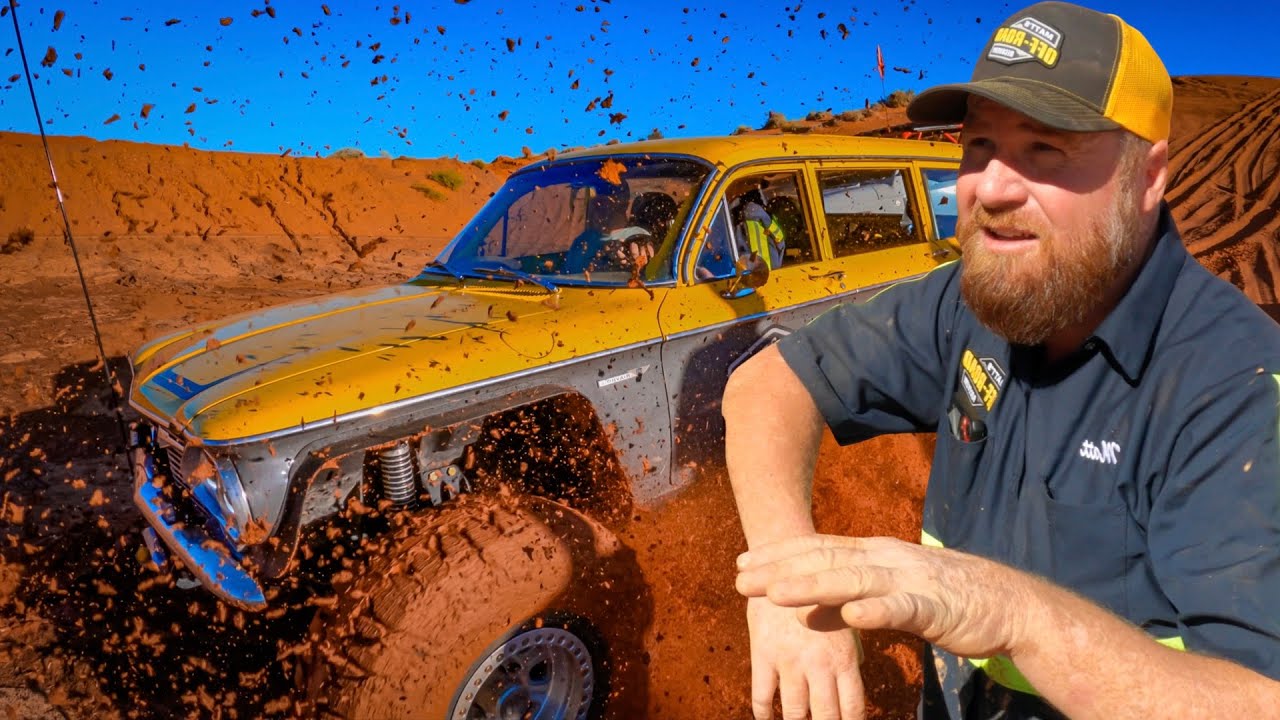 Matt said he’d never do this (off-road recovery first)