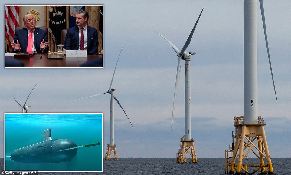Trump abruptly shuts down wind projects over 'national security risks'