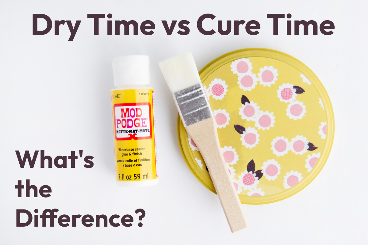 Dry time vs cure time: What’s the difference?
