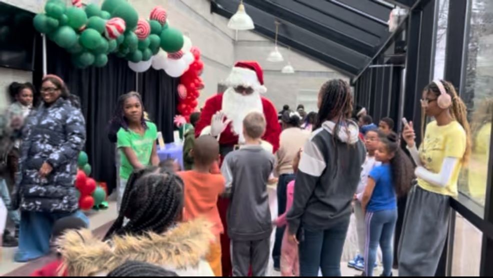 Families enjoy holiday party in Flint at Communities First, Inc.
