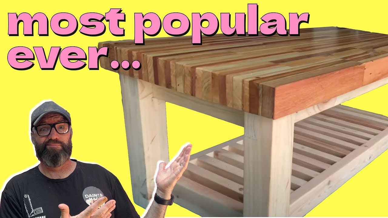 I built an awesome coffee table from pallets! 🪵