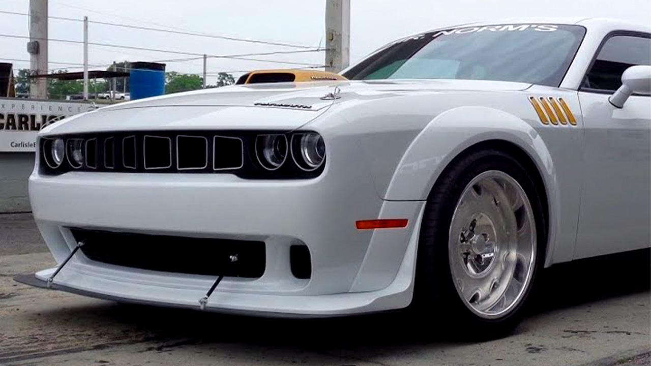 What makes this modern Dodge Challenger stand out