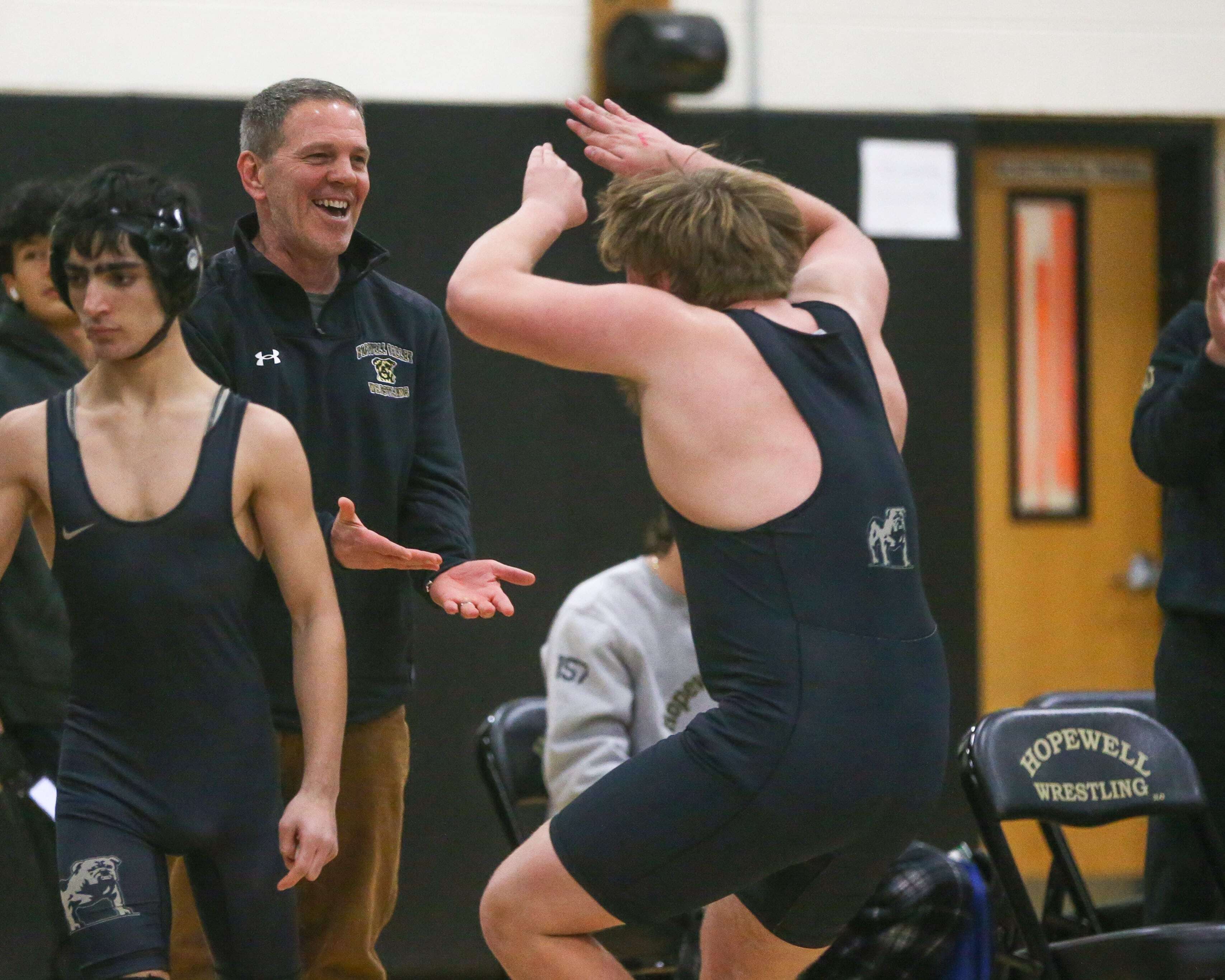 This HS wrestling coach just won his 350th match and didn’t tell anyone ...