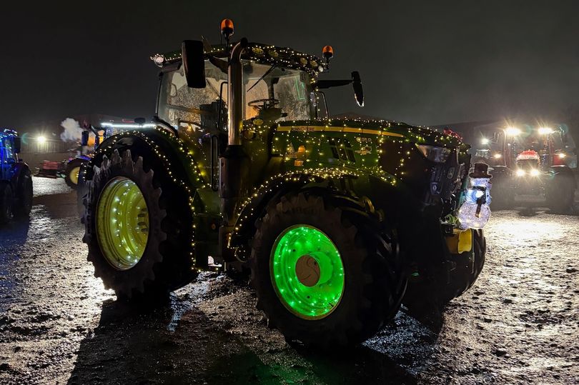 Tractor parade near Greater Manchester raises thousands for charity ...