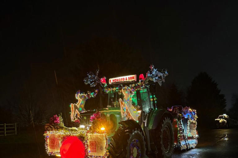 Tractor parade near Greater Manchester raises thousands for charity ...