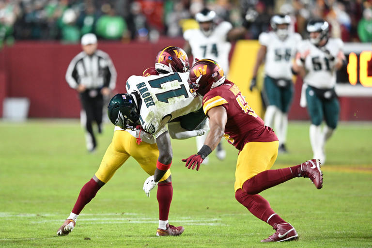 Who was the Washington Commanders’ highest graded player in loss?