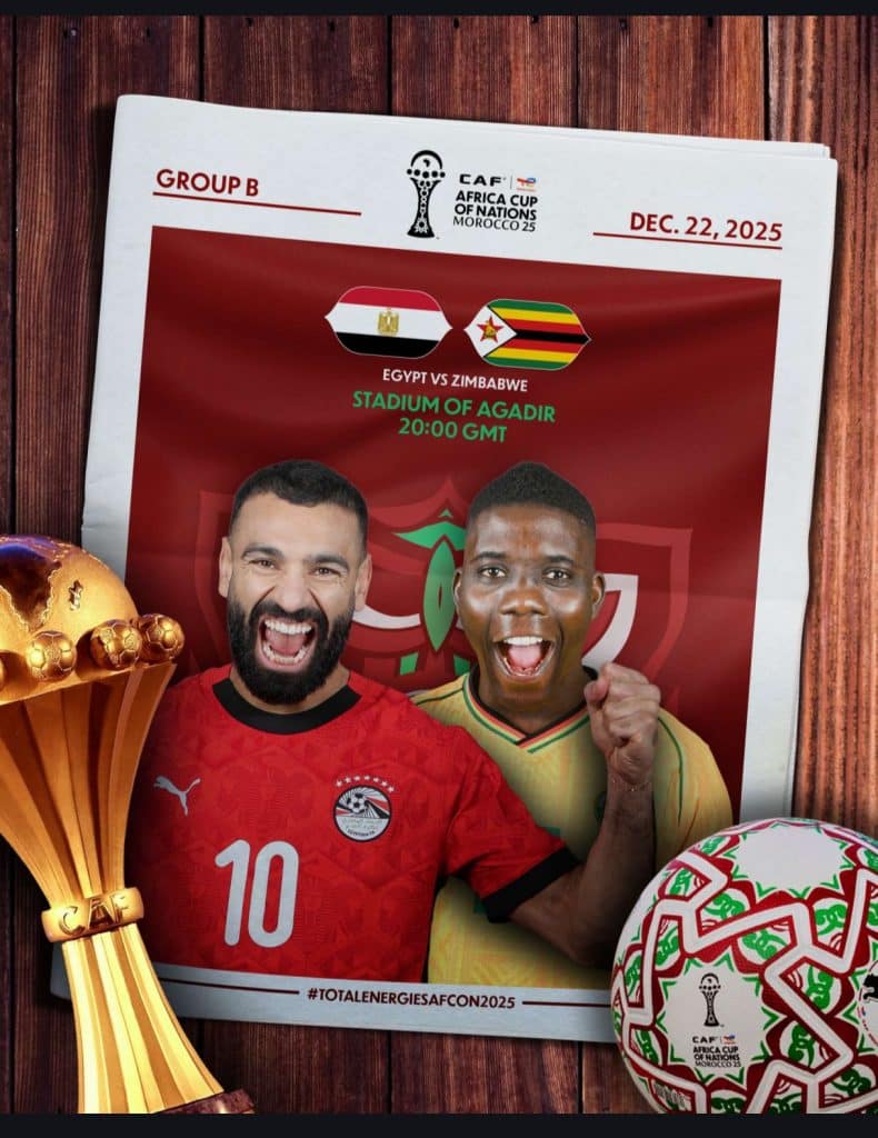 AFCON2025:Egypt Aim to Extend Dominance as They Face Zimbabwe in Group ...