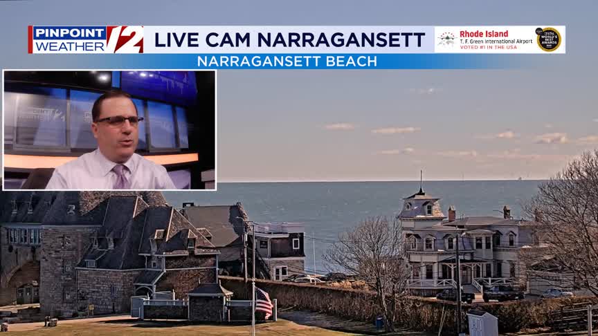 WPRI 12 weather now 12/22/25: Cold, dry today; light snow Tuesday