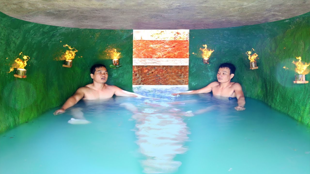 Building the most secret temple swimming pools underground