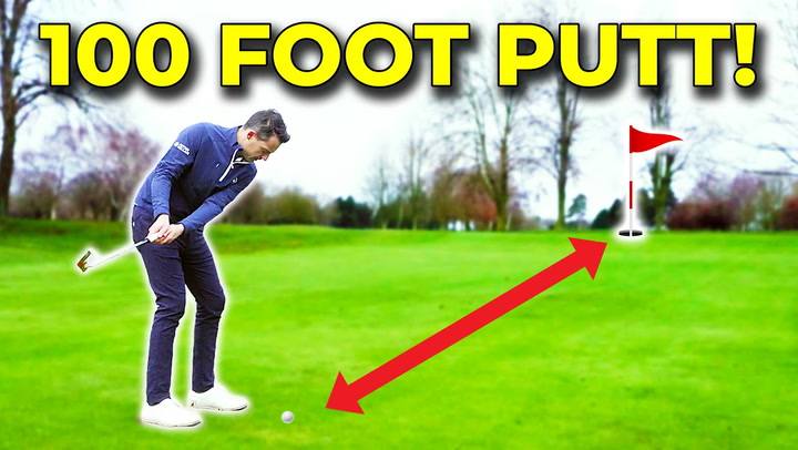 100 foot golf putt challenge