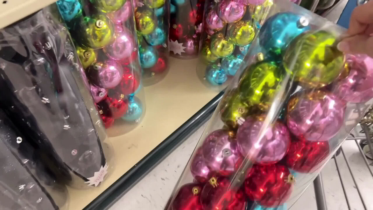 Christmas Dollar Tree yard decor