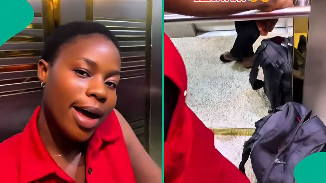 Nigerian lady cries out after getting trapped in client’s elevator ...