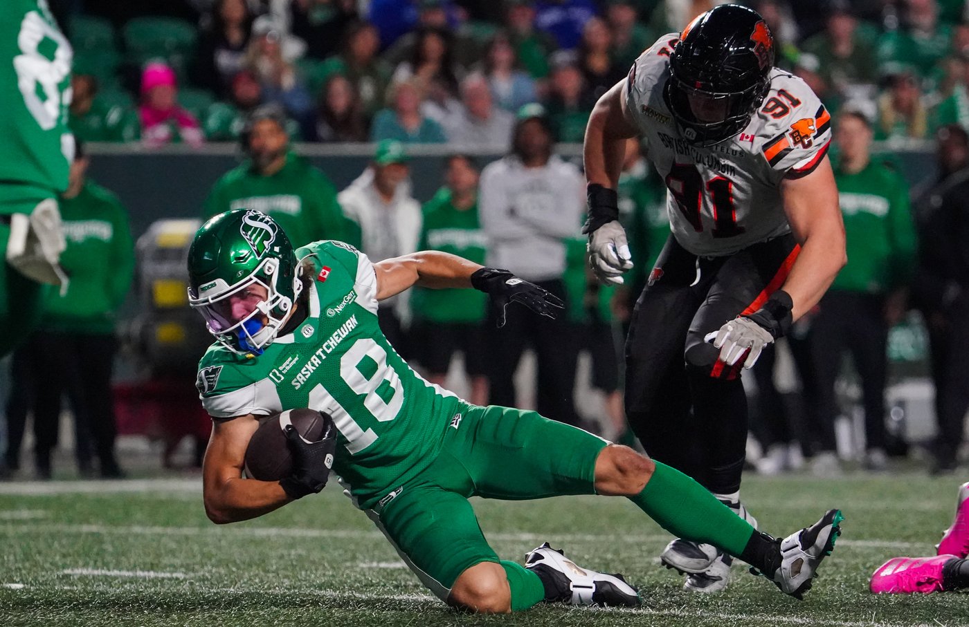 Defensive tackle Caleb Sanders, Saskatchewan Roughriders agree to extension
