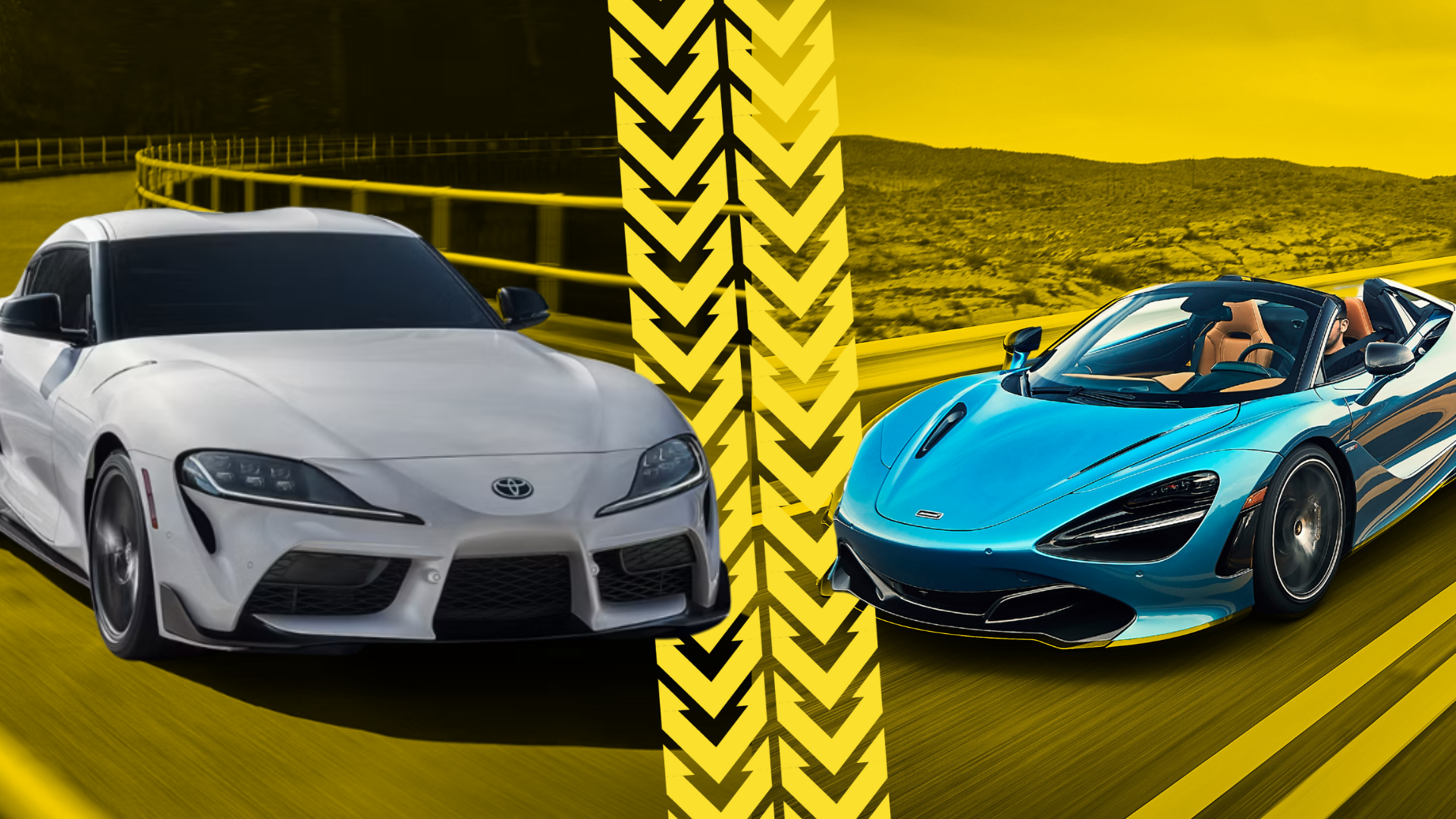 Toyota GR Supra vs McLaren 720S Spider, JDM legend meets supercar royalty