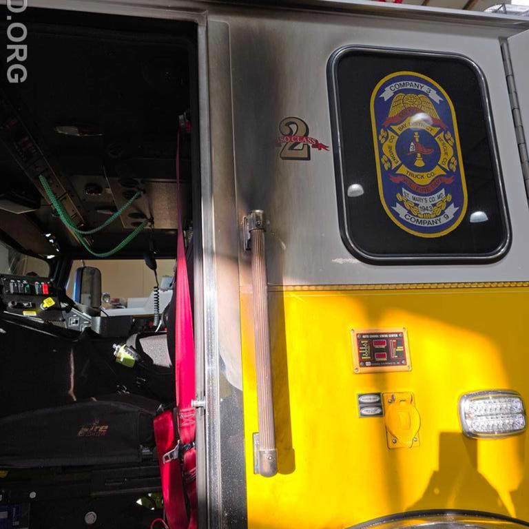 Firefighters forced to battle fire inside their own Southern Maryland ...