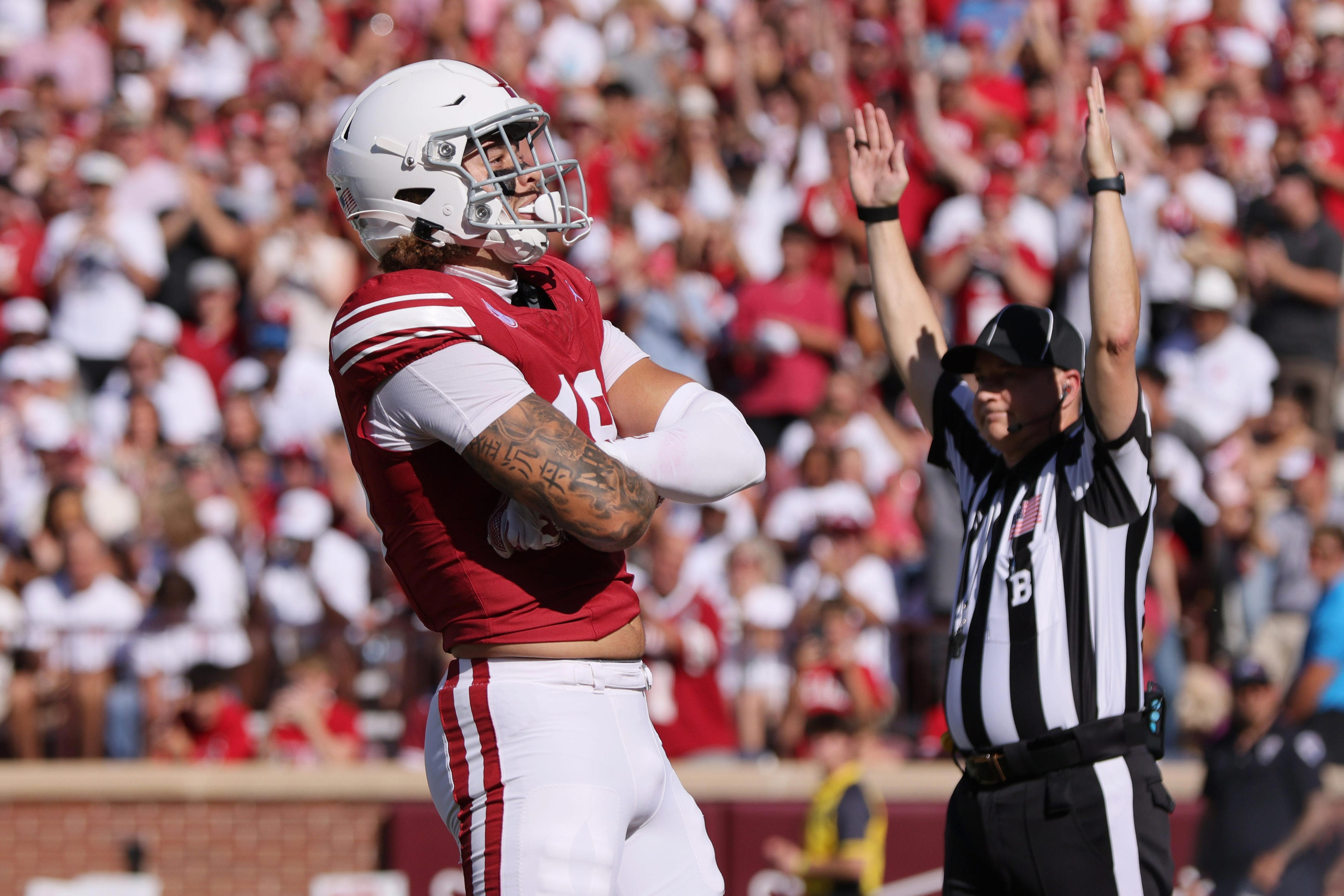 Oklahoma tight end Kaden Helms to enter transfer portal, per report