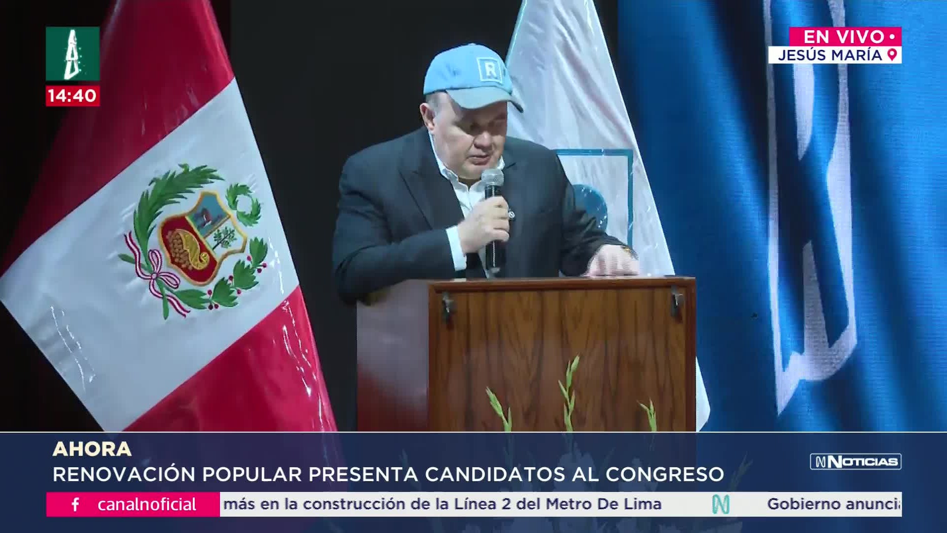 Renovación Popular inscribe listas completas a nivel nacional