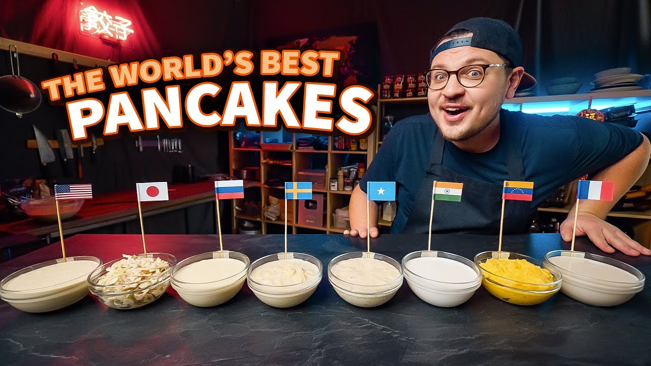 A culinary journey across countries using 8 unique pancakes