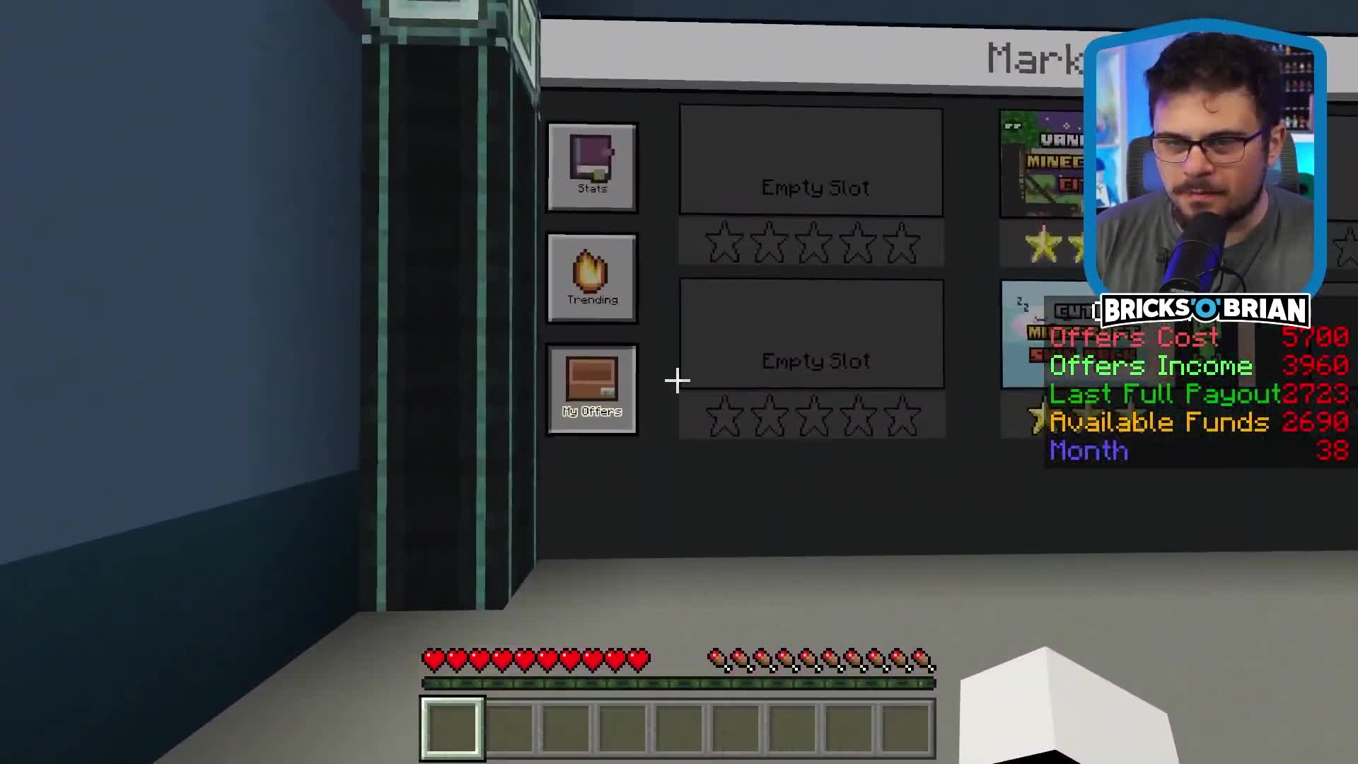 Marketplace creator tycoon - Part 2 - Minecraft with Bricks 'O' Brian