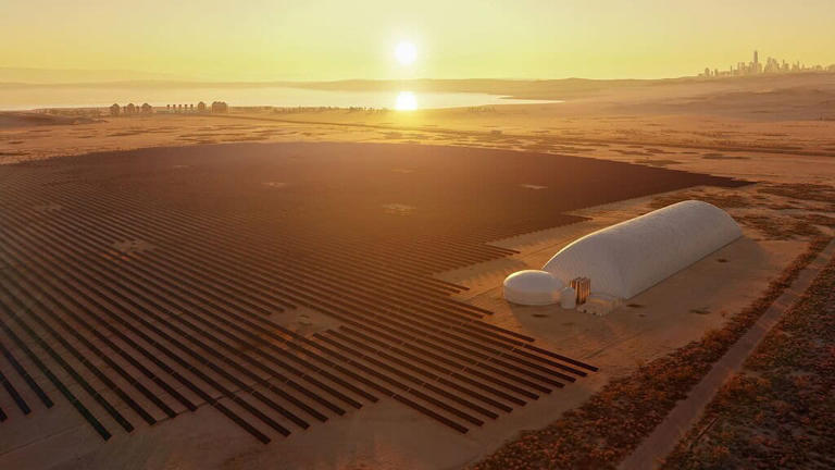 This giant inflatable dome is actually a CO2 battery designed to store ...