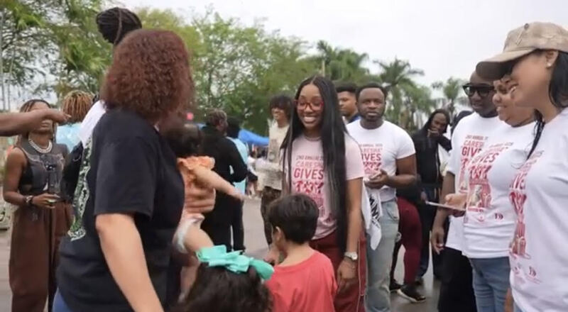 Yung Miami hosts her 2nd annual Caresha Gives Toy Giveaway event in Miami